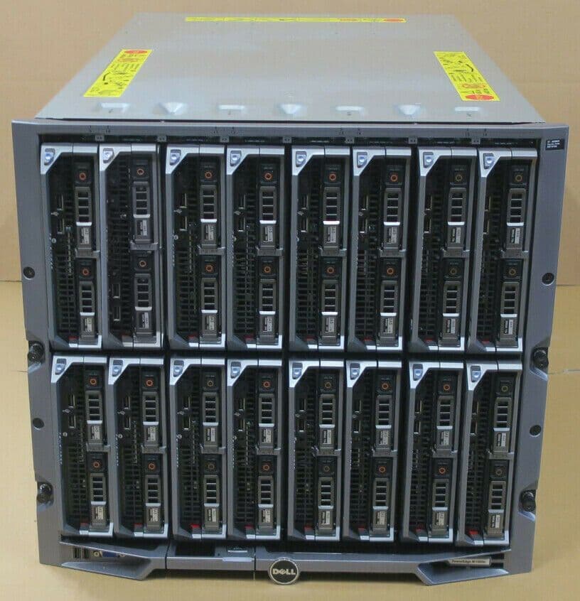 Dell PowerEdge M1000E 15x M620 1x M630 Blade Server E5-2680 E5-2680v2 ...
