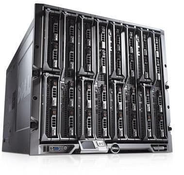 Dell PowerEdge M1000E Blade Enclosure with 16 x M600 Quad Core 3 0 ...
