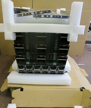 Dell PowerEdge M1000e Blade Server Chassis Centre 16 slot CMC iKVM 6 x ...