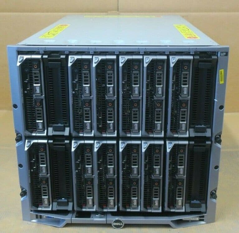 Dell PowerEdge M1000E Chassis 11x M620 1x M630 Blade Server E5-2680/v2 ...