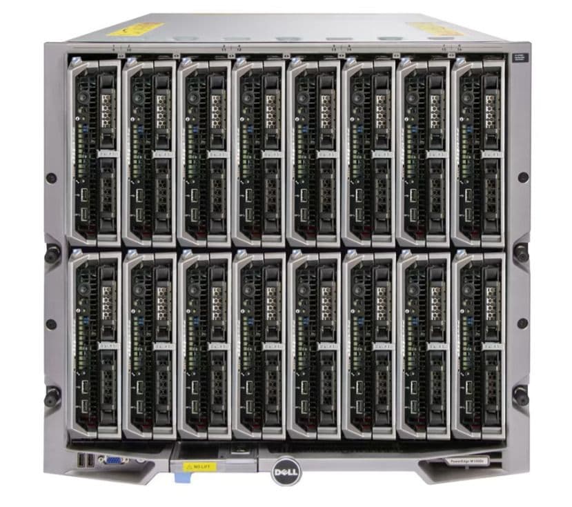 Dell PowerEdge M1000E Chassis 16x M640 32x Gold 6138 128x 32GB RAM 32x ...