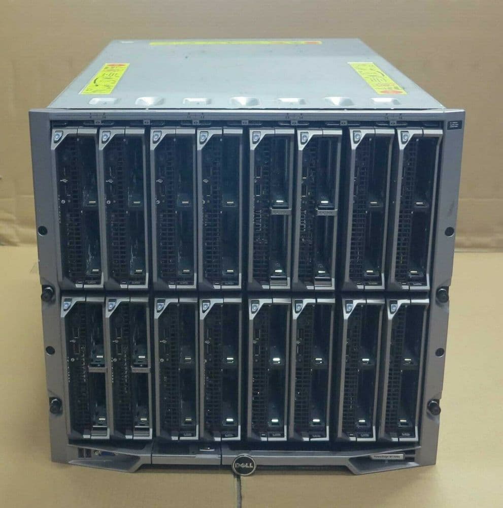 Dell PowerEdge M1000e Chassis 4x M620 8x M610 4x M600 Blade Servers Spec