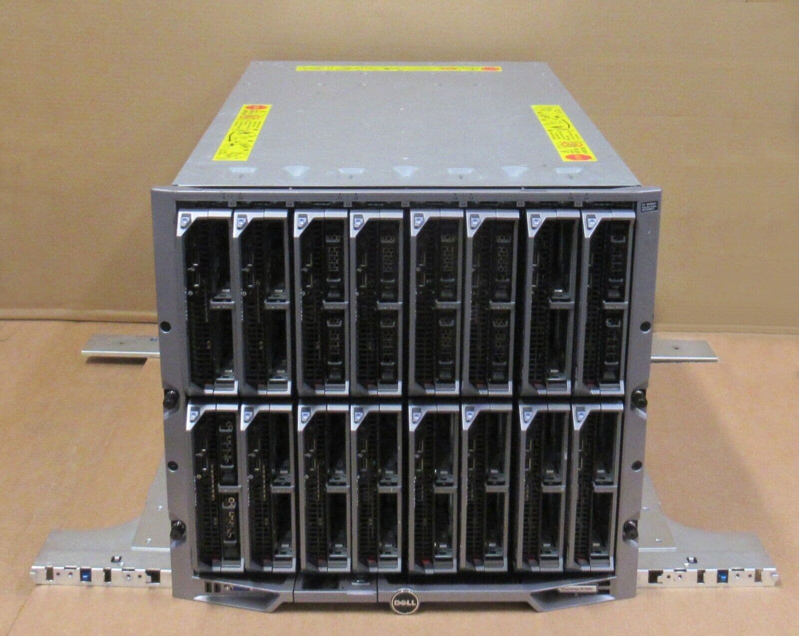 Dell PowerEdge M1000E Chassis W/ 16x M620 Blade Server 32x E5-2680v2 ...