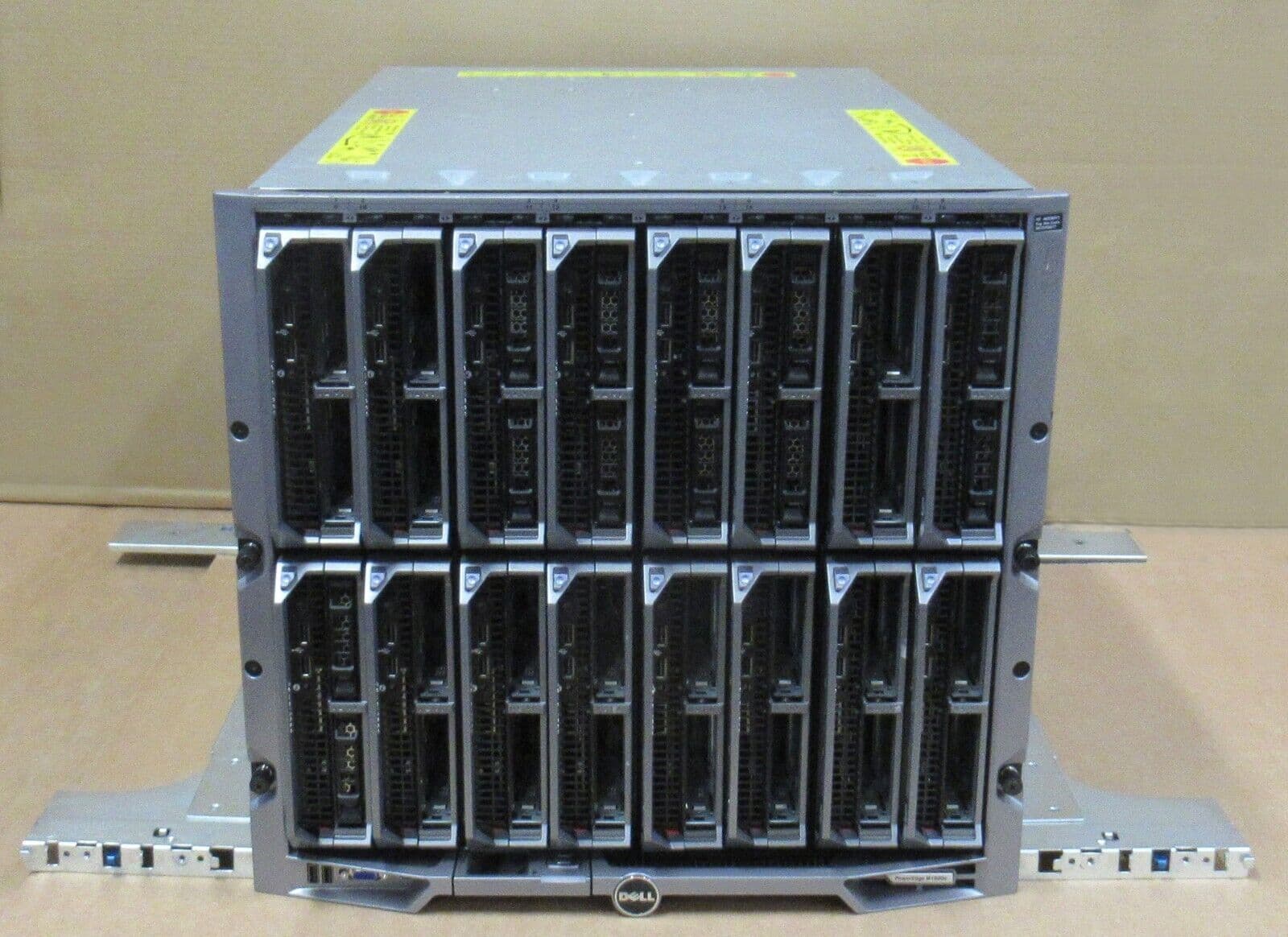 Dell PowerEdge M1000E Chassis W/ 16x M620 Blade Server 32x E5-2680v2 ...