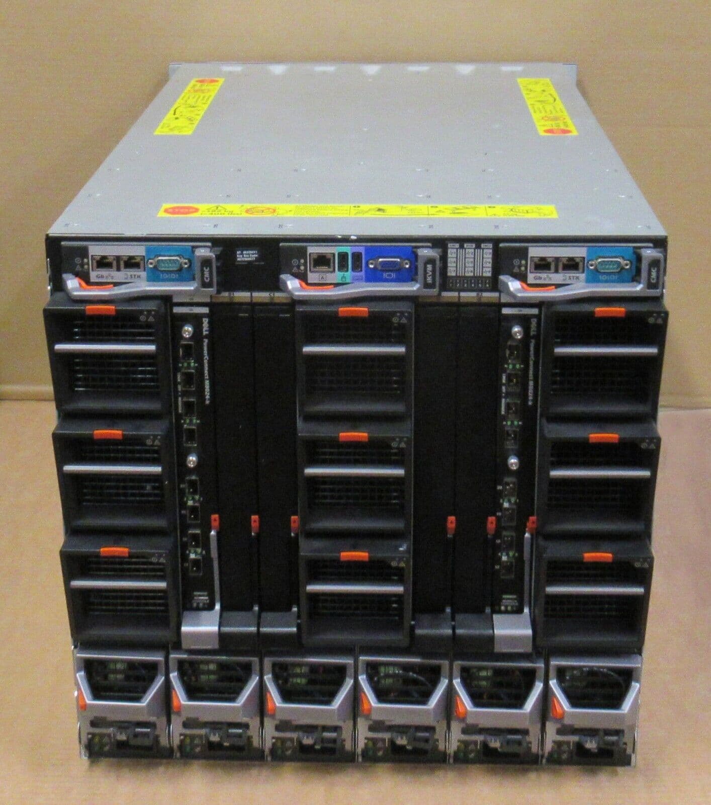 Dell PowerEdge M1000E Chassis W/ 16x M620 Blade Server 32x E5-2680v2 ...
