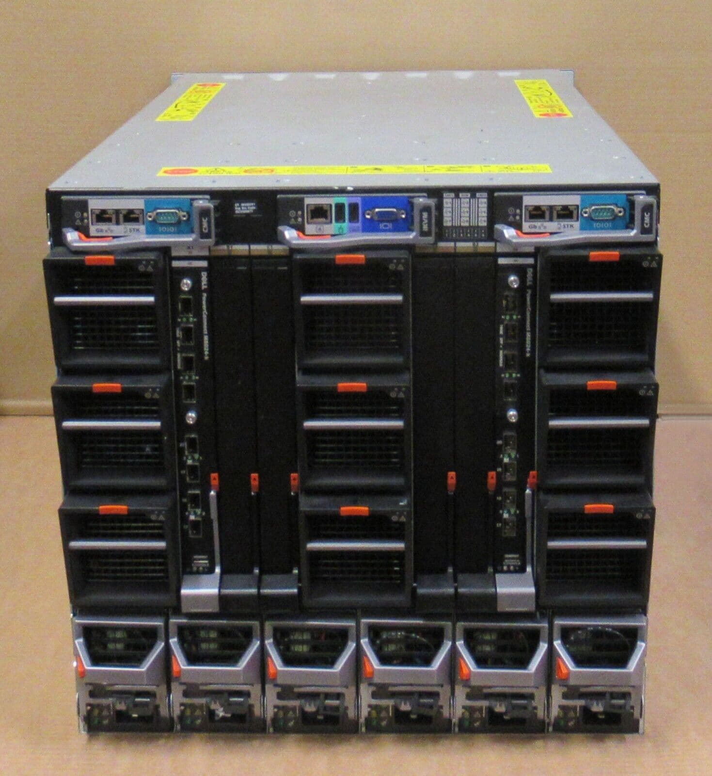 Dell PowerEdge M1000E Chassis W/ 16x M620 Blade Server 32x E5-2680v2 ...