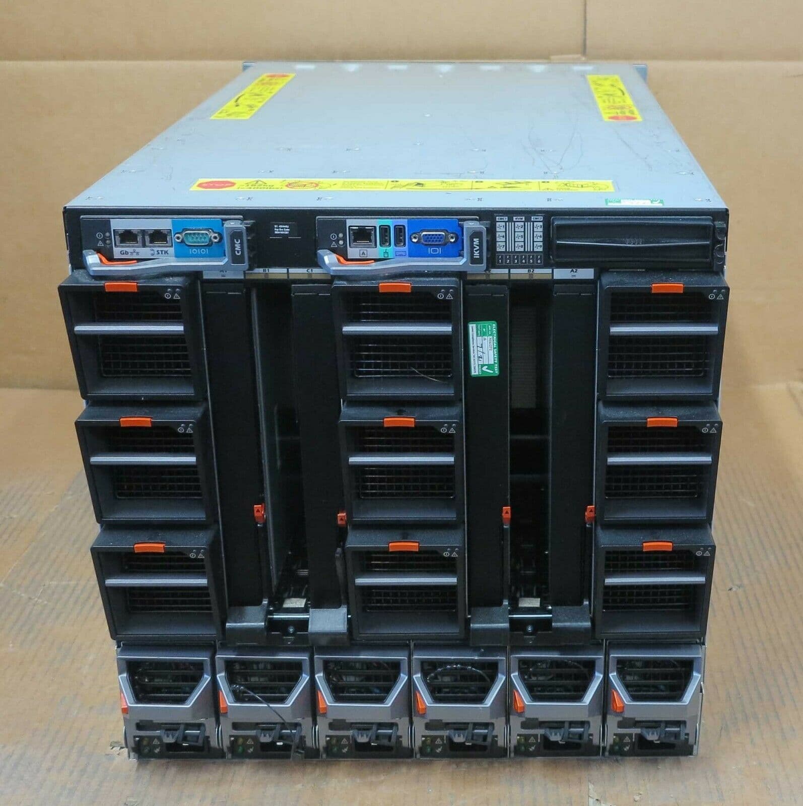 Dell PowerEdge M1000e V1 1 16-Slot Blade Server Chassis Enclosure 6x ...