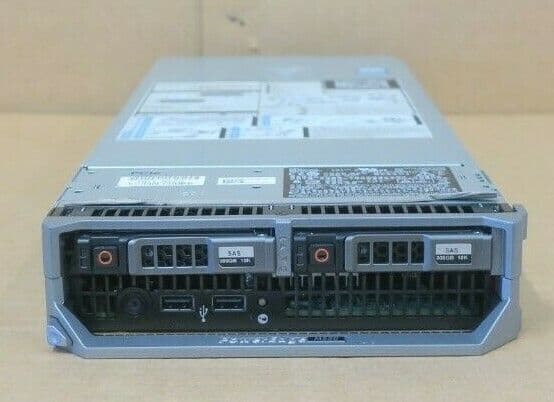 Dell PowerEdge M520 2x 6C E5-2430v2 2 50GHz 64GB Ram 2x 300GB HDD Blade ...