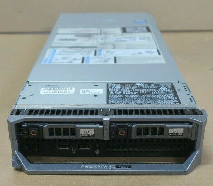 Dell PowerEdge M520 Blade Server 2x Six-Core E5-2440 64GB Ram 2x 300GB ...