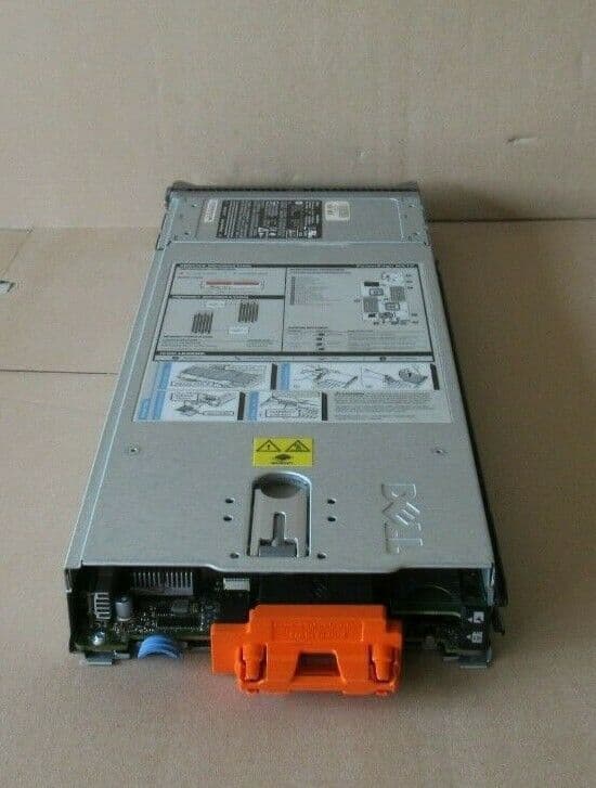 Dell Poweredge M610 Blade Server With Motherboard SAS Backplane Flash Board