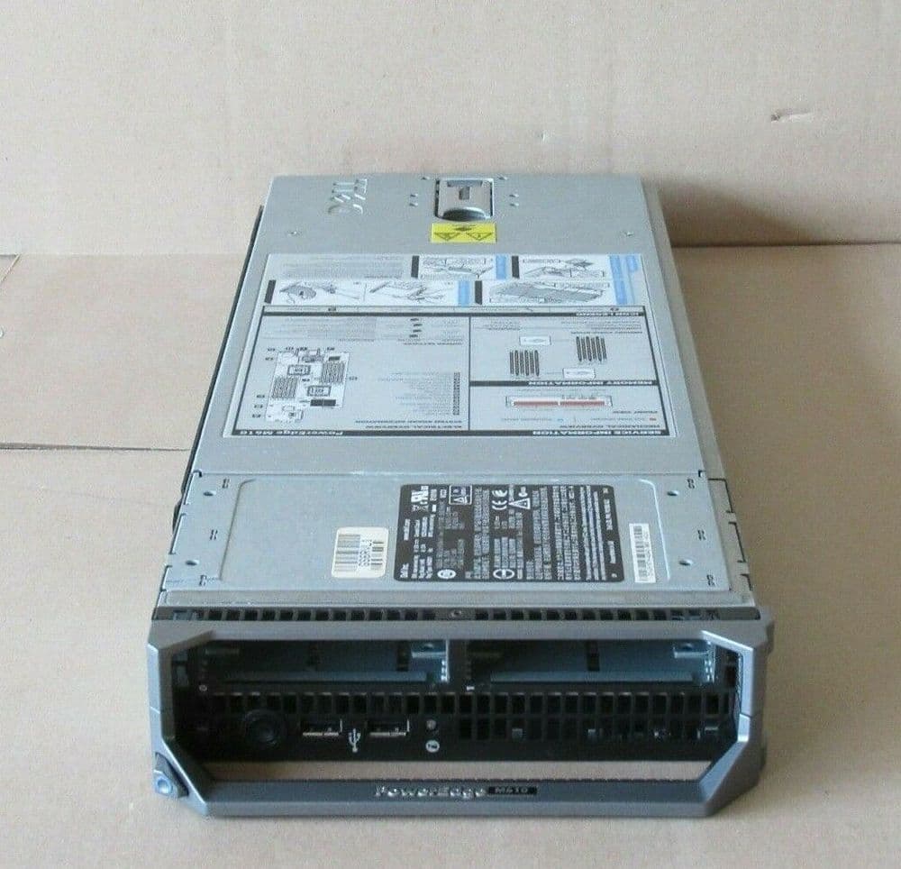 Dell Poweredge M610 Blade Server With Motherboard SAS Backplane Flash Board