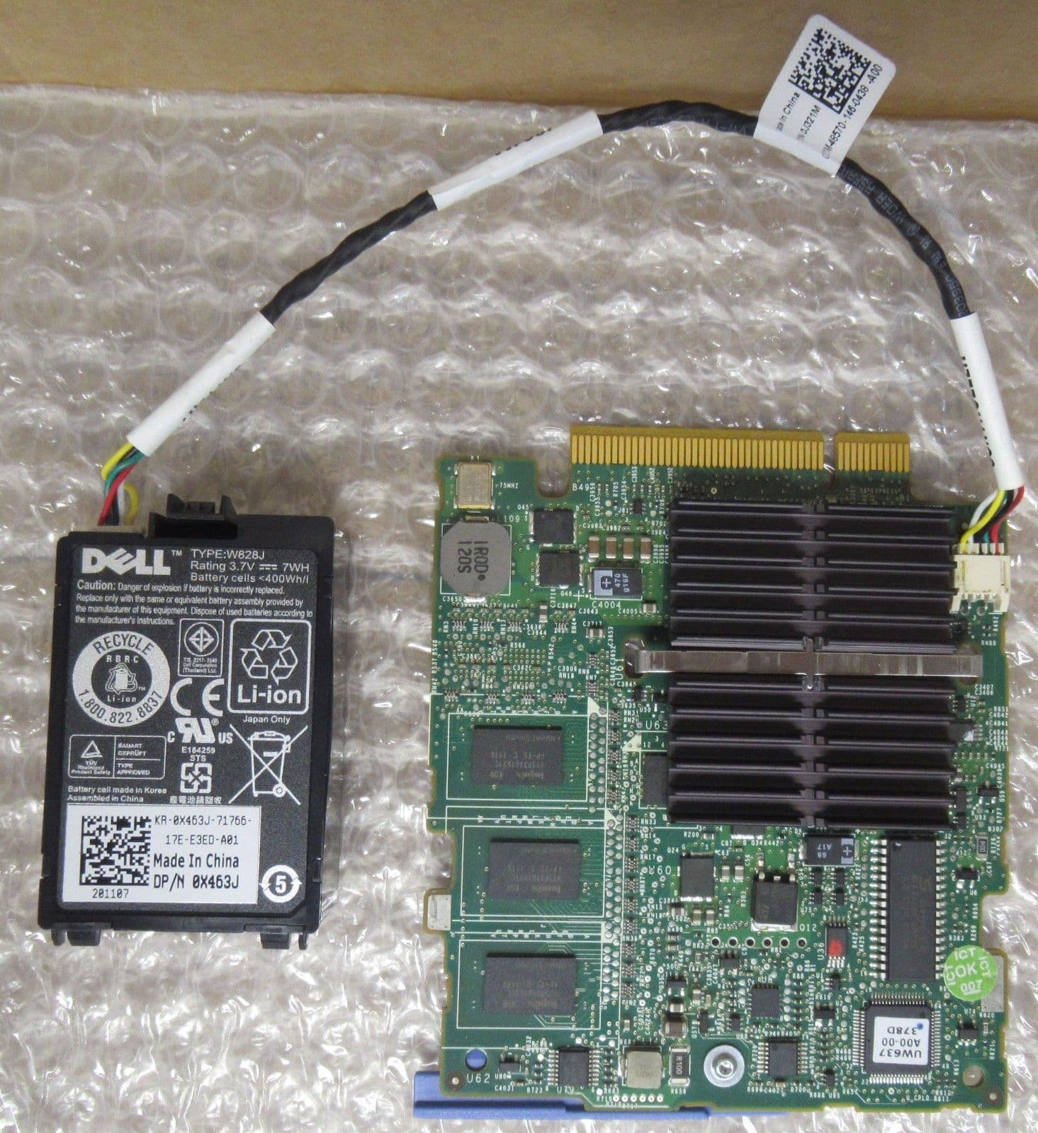 Dell PowerEdge M610 PERC 6i SAS SATA RAID Controller H145K With Battery ...