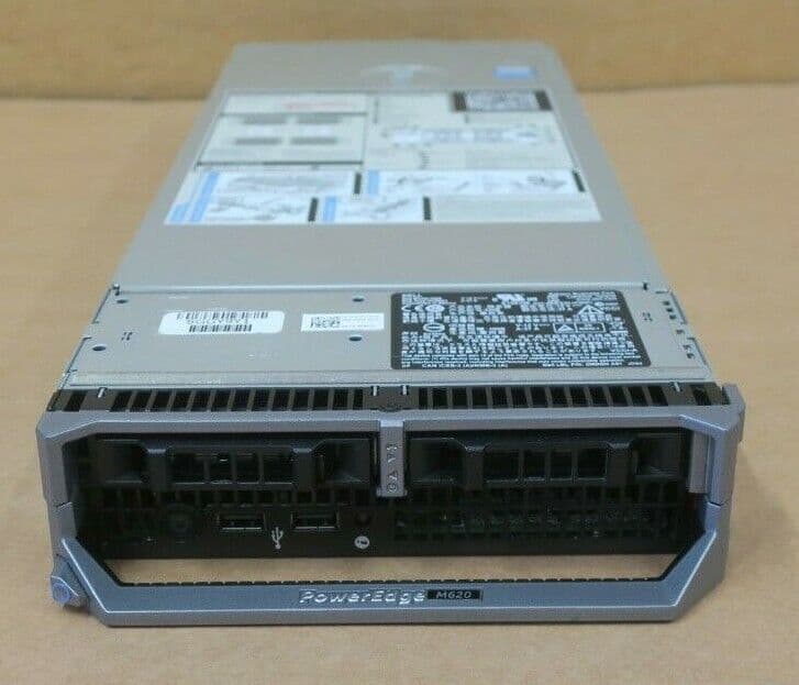 Dell PowerEdge M620 Blade Server 2x 10-Core E5-2680v2 2 8GHz 64GB Ram ...