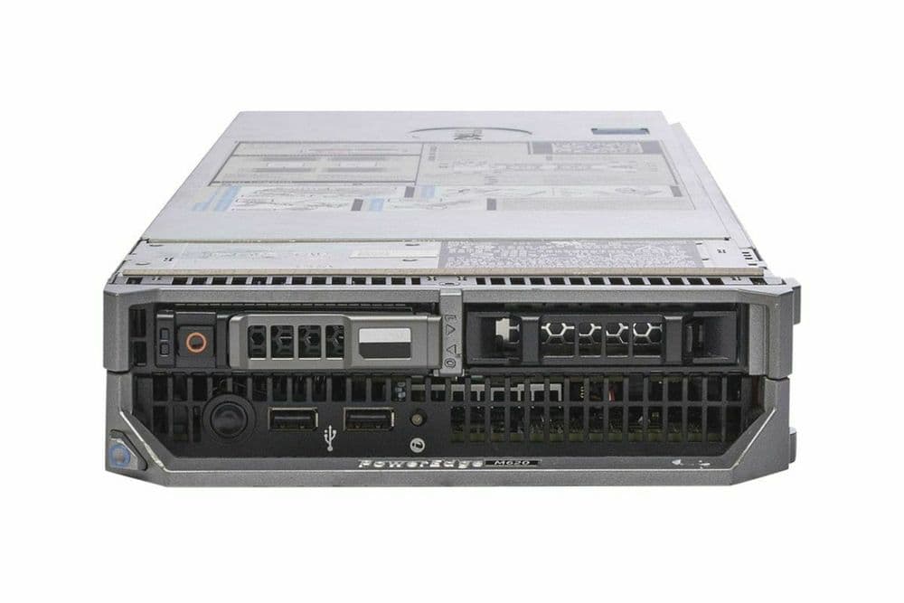 Dell PowerEdge M620 Blade Server 2x 8C E5-2670 2 6GHz 32GB Ram 1x 1 6TB SSD