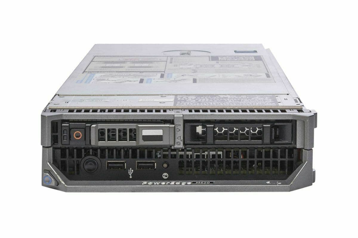 Dell PowerEdge M620 Blade Server 2x Six-Core E5-2620 2GHz 32GB Ram 1x 1 ...