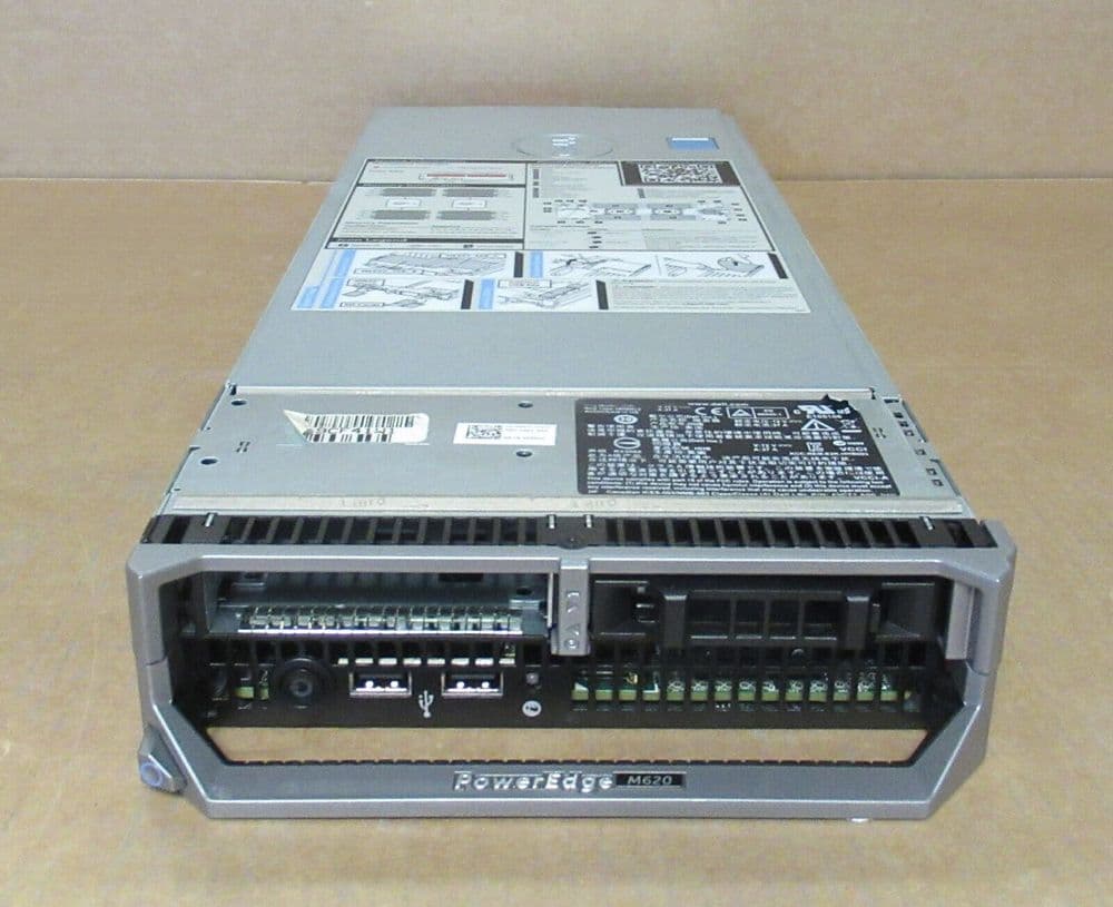 Dell PowerEdge M620 Blade Server CTO 2x E5-2600v1/v2 24 DIMM Slots 2 x ...