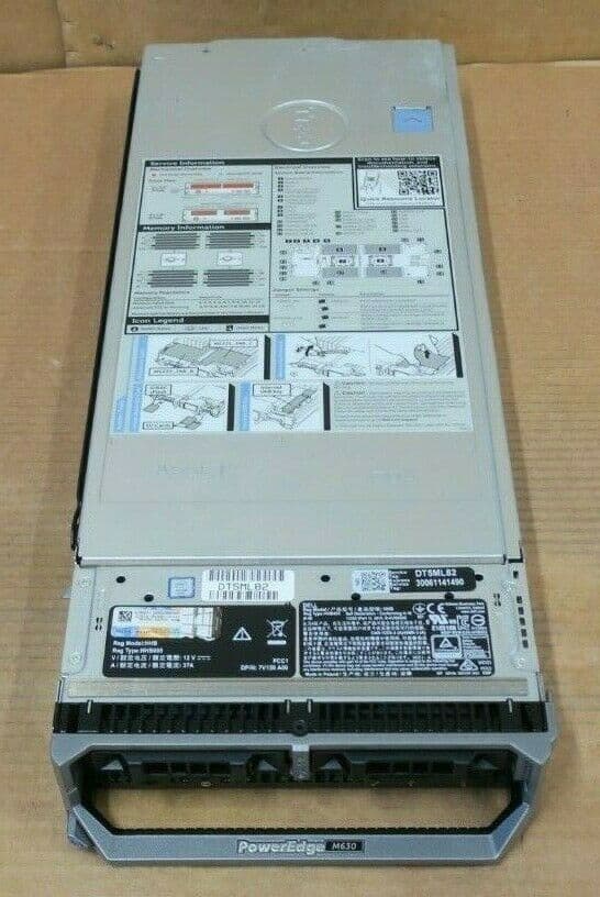 Dell PowerEdge M630 Blade Server 2x 6-Core E5-2643v3 3 40GHz 128GB RAM ...