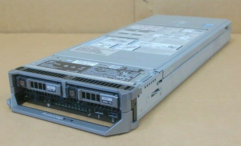 Dell PowerEdge M630 Blade Server Quad-Core E5-2637v3 128GB DDR4 RAM 2x ...