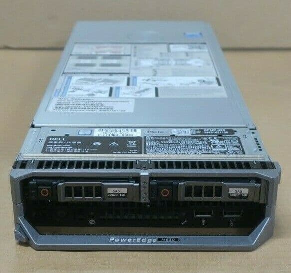 Dell PowerEdge M630 Blade Server Quad-Core E5-2637v3 128GB RAM 2x 600GB ...