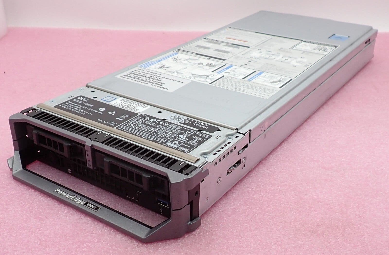 Dell PowerEdge M640 2x Scalable CPU 16-DIMM 2x NVMe/SATA Bay CTO Blade ...