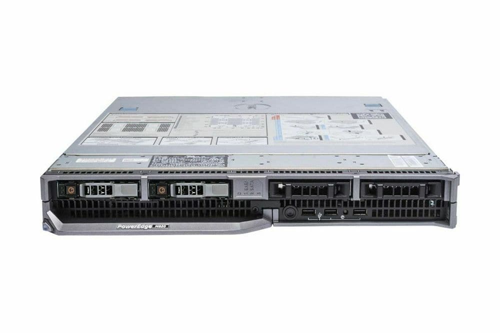 Dell PowerEdge M820 Blade Server 2x 6-Core E5-4607 2 2GHz 64GB Ram 2x ...