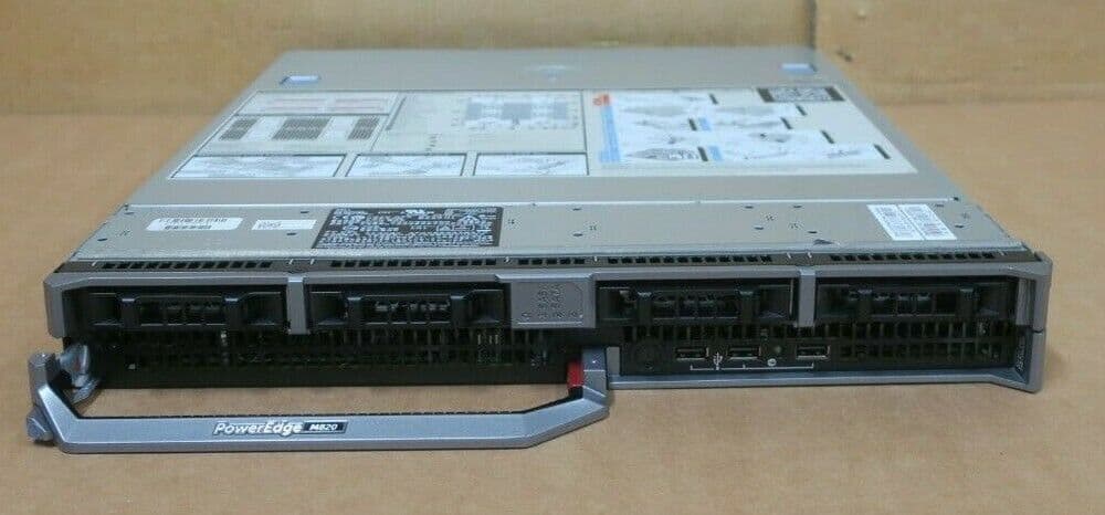 Dell PowerEdge M820 Blade Server 4x 8-Core E5-4620 256GB Ram 2x 300GB ...