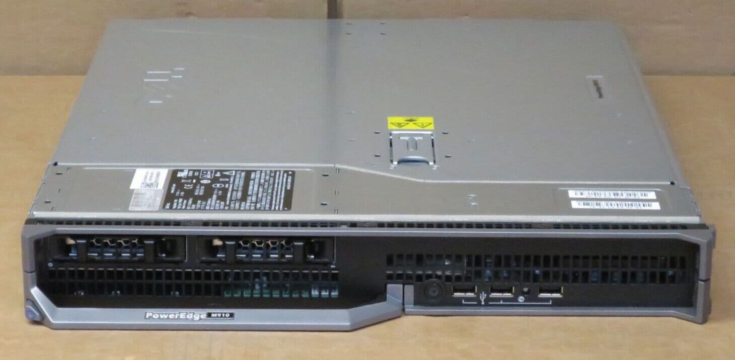 Dell PowerEdge M910 Blade Server ONLY 4 x CPU Slots 32 x DIMM Slots 2 ...