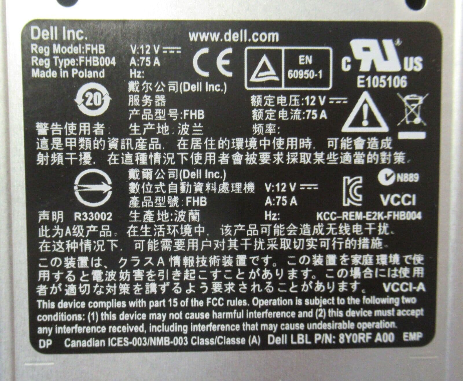 Dell PowerEdge M915 Blade Server 4x AMD 6140 2 60GHZ 64GB Ram iDRAC6 ...