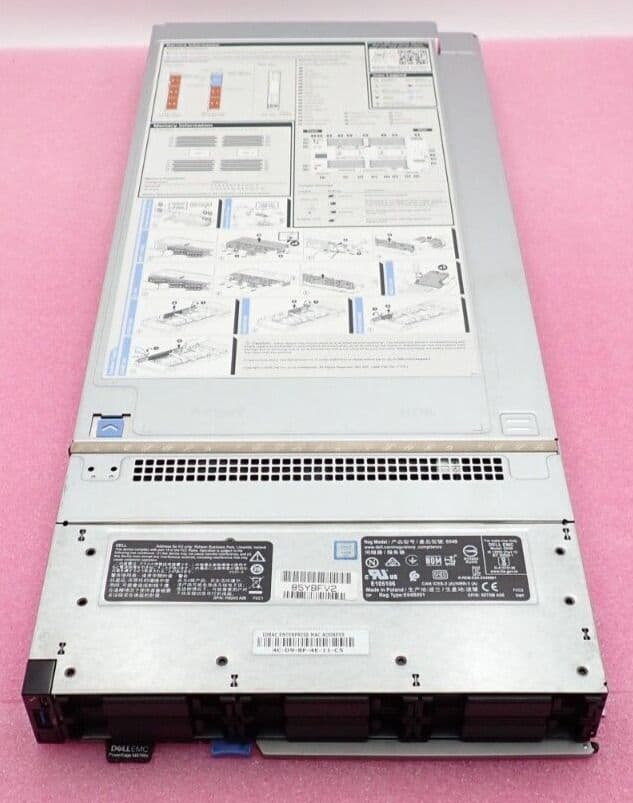 Dell PowerEdge MX740c 2x 2nd Gen Scalable CPU 24-DIMM 6x SATA CTO Blade ...