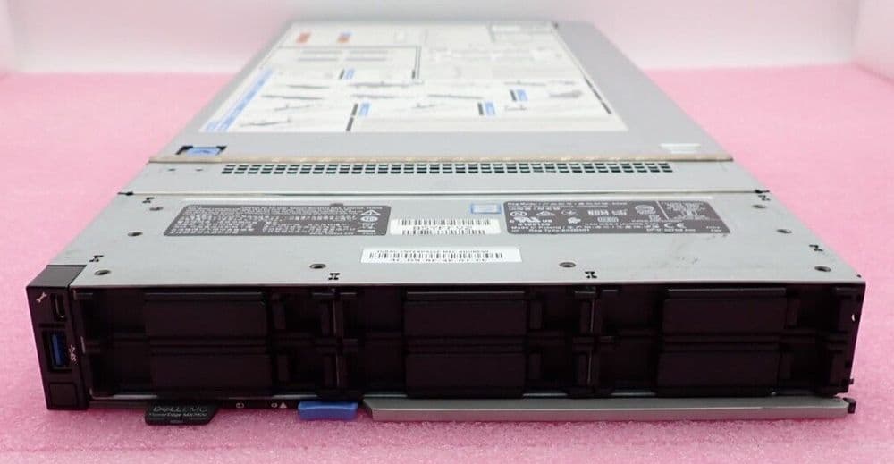 Dell PowerEdge MX740c 2x Quad-Core Silver 5122 384GB RAM 6x SFF Bay ...