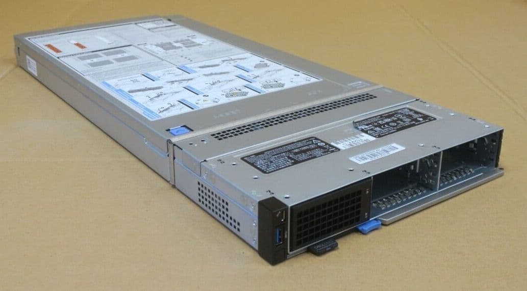 Dell PowerEdge MX750c 2x 3rd Gen Scalable CPU 32DIMM 4x 2 5" NVMe Bay ...