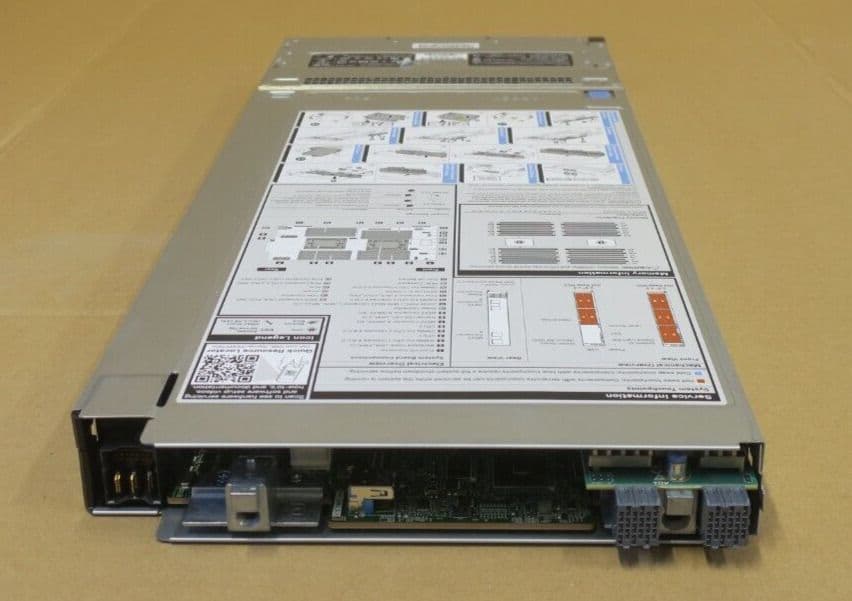 Dell PowerEdge MX750c 2x 3rd Gen Scalable CPU 32DIMM 4x 2 5" NVMe Bay ...