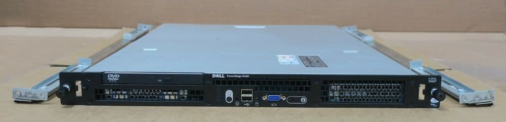 Dell PowerEdge R200 Dual Core E3110 3GHz 4GB Ram 2x 250GB HDD WS8SE 1U ...