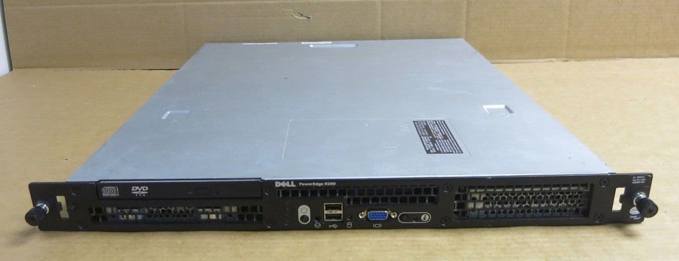 Dell PowerEdge R200 Intel Xeon Processor E3110 3 00GHz 2 x 3TB HDD Rack ...