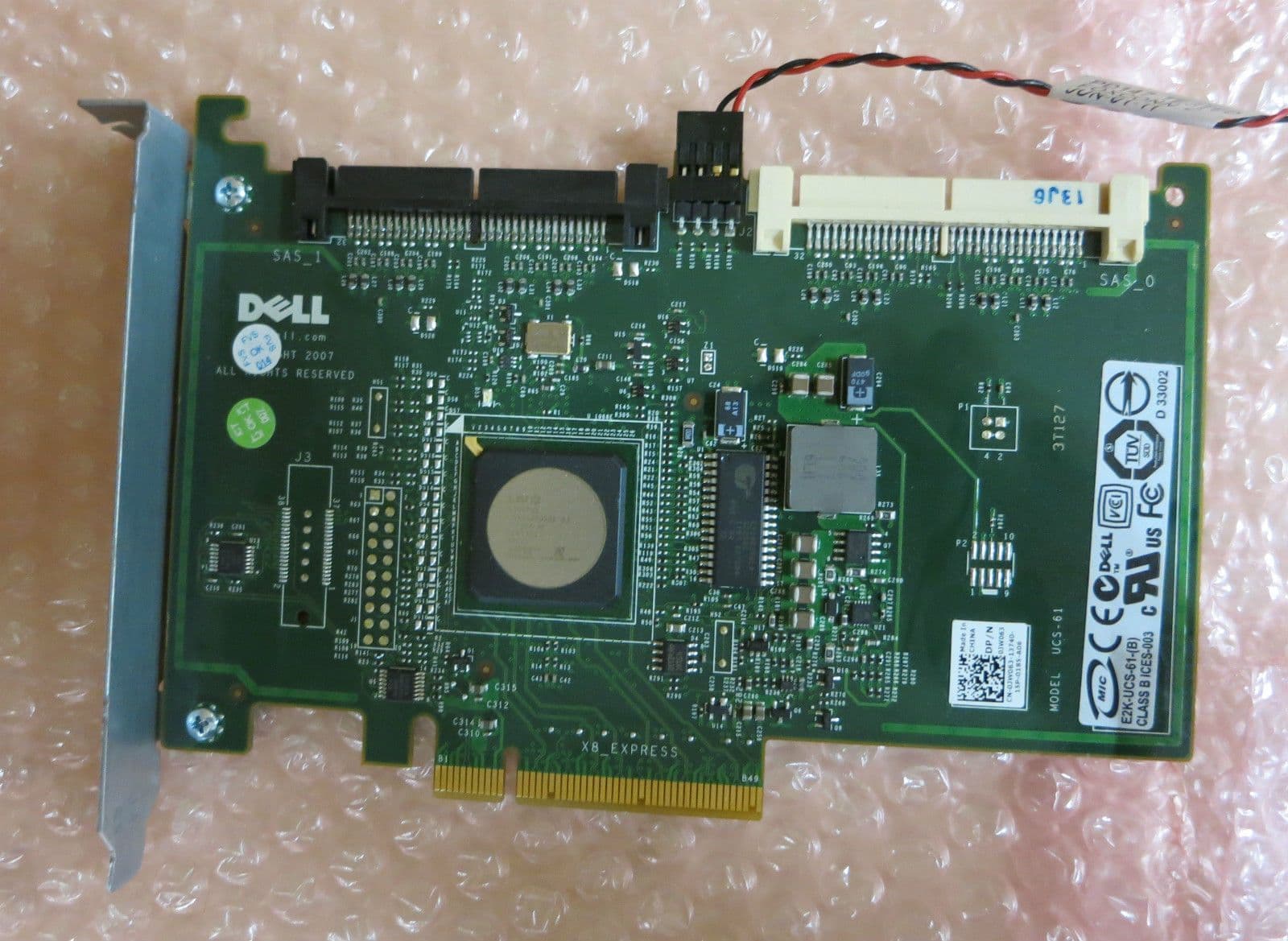 Dell PowerEdge R200 R300 SAS 6/IR 6iR Raid Controller Card JW063 0HH266 ...