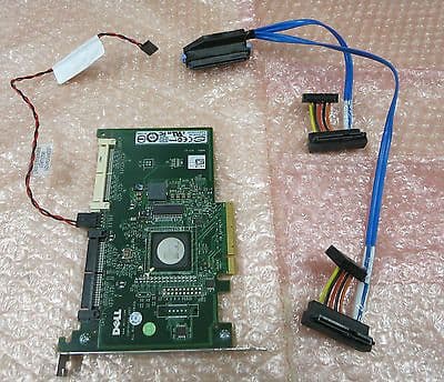 Dell PowerEdge R200 R300 SAS 6/IR 6iR Raid Controller Card JW063 0HH266 ...