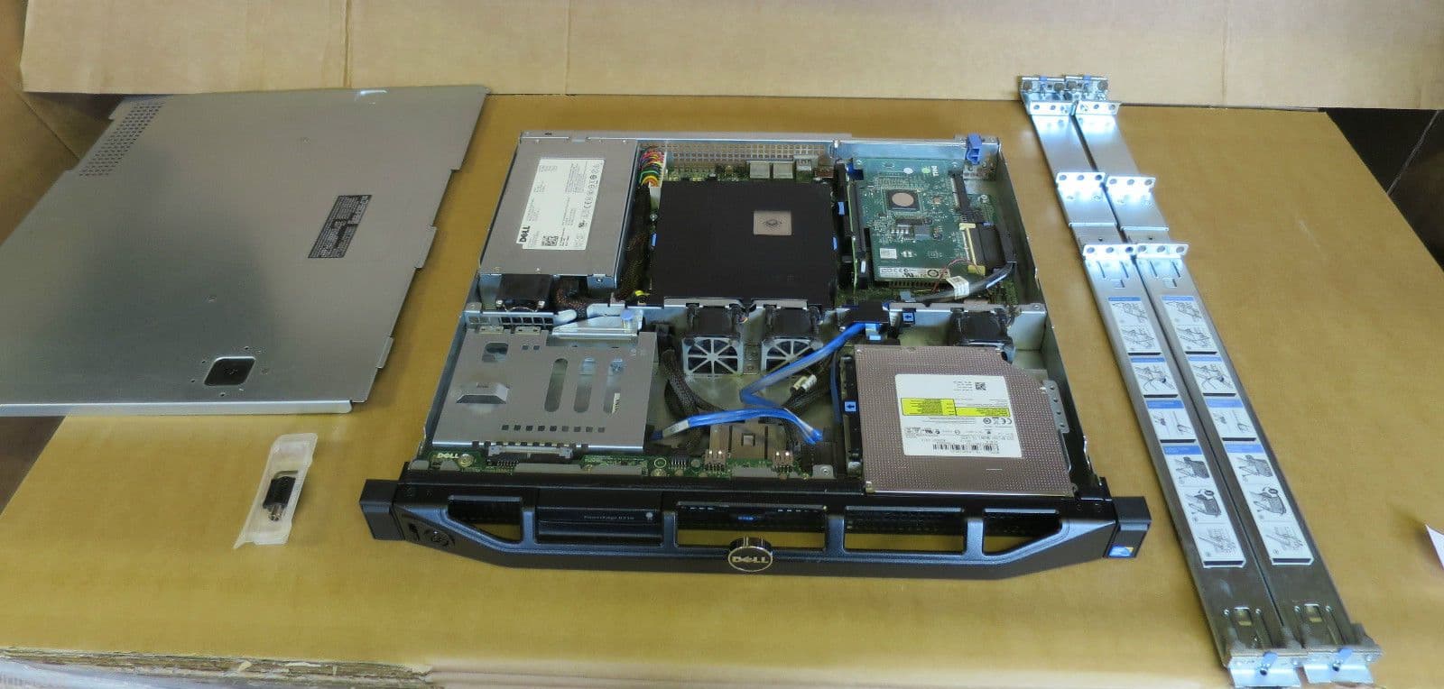 Dell Poweredge R210 QUAD-CORE XEON 2 66GHz 16GB Ram 2 x 1TB RAID 1U Server
