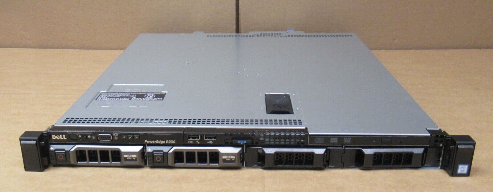 Dell PowerEdge R230 Quad-Core E3-1230v5 32GB Ram 5TB SAS Short Depth 1U ...
