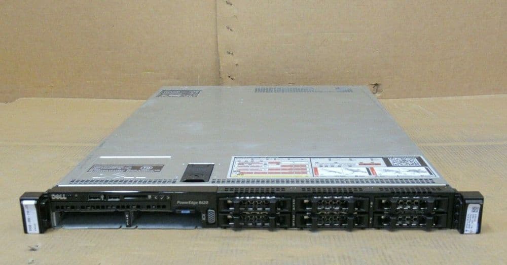 Dell PowerEdge R320 Six-Core E5-2430 2 20GHz 96GB Ram RAID 1U Server