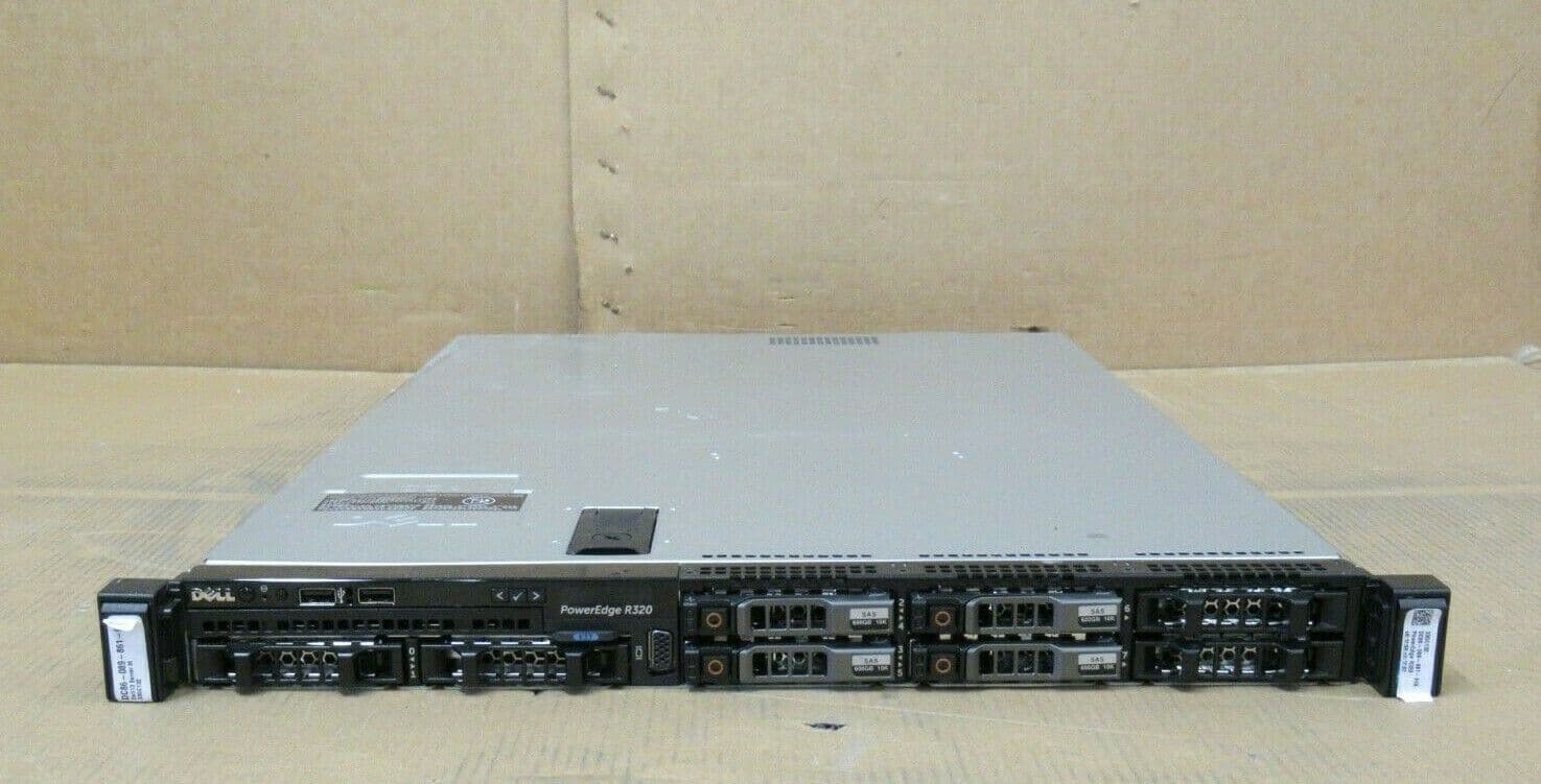 Dell PowerEdge R320 Six-Core E5-2430V2 2 50GHz 96GB Ram 4x600GB H710 1U ...