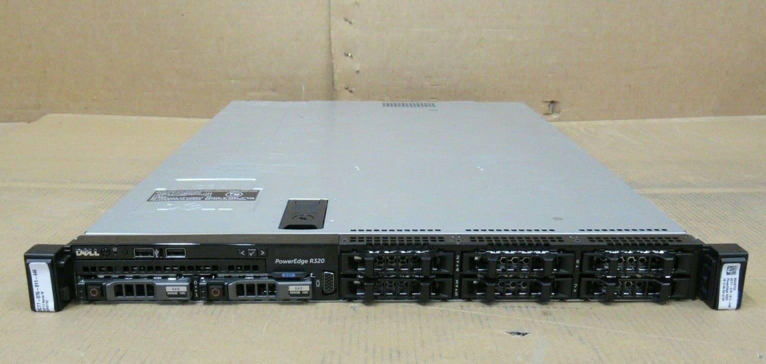 Dell PowerEdge R320 Six-Core E5-2430V2 2 50GHz 96GB Ram H710 2 x 300GB ...