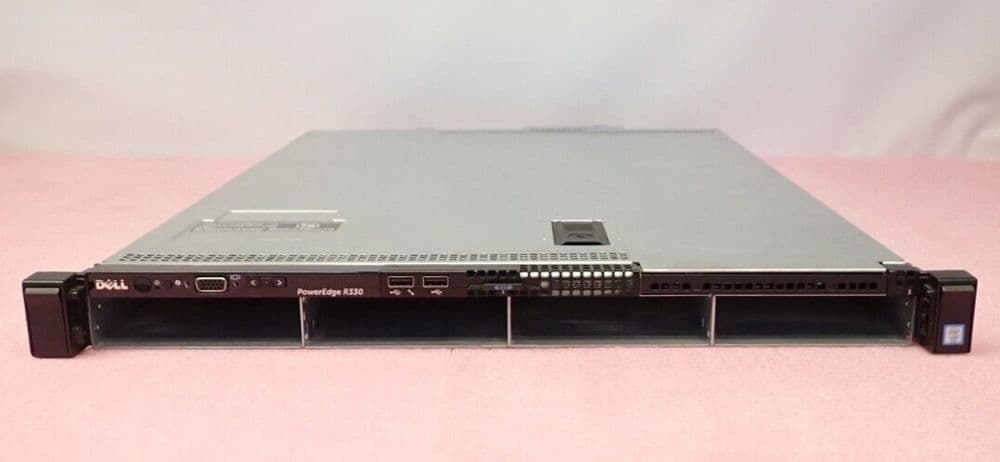 Dell PowerEdge R330 CTO Up to 1x E3-1200v5/v6 4-DIMM 4x 3 5" Bay 1U Server