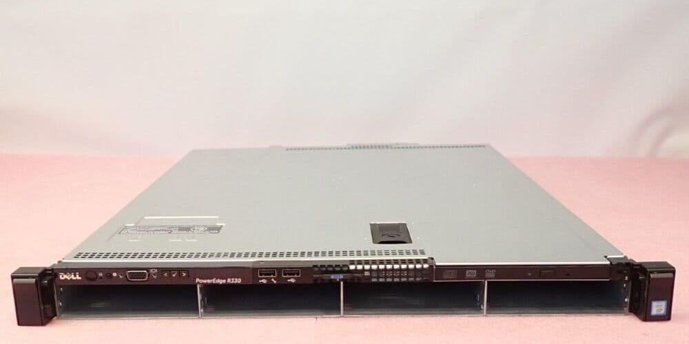 Dell PowerEdge R330 Quad-Core E3-1220v5 2x 8GB DDR4 RAM 4x 3 5" Bay 1U ...