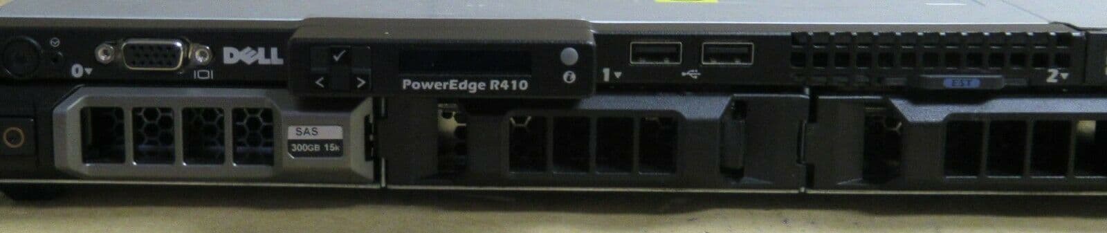 Dell PowerEdge R410 1x 4-C E5520 2 26GHz 4GB Ram 300GB HDD 1U PERC 6/IR ...
