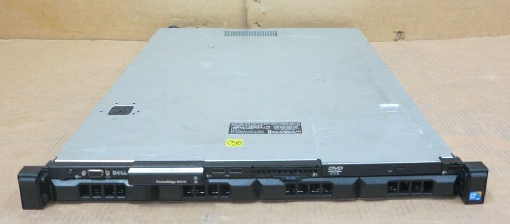 Dell PowerEdge R410 2x E5530 2 4GHz 64GB Ram 2 4TB HDD PERC 6/i 1U Rack ...