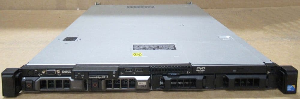 Dell PowerEdge R410 2x Quad Core XEON X5570 2 93GHZ 64GB RAM 1U Server