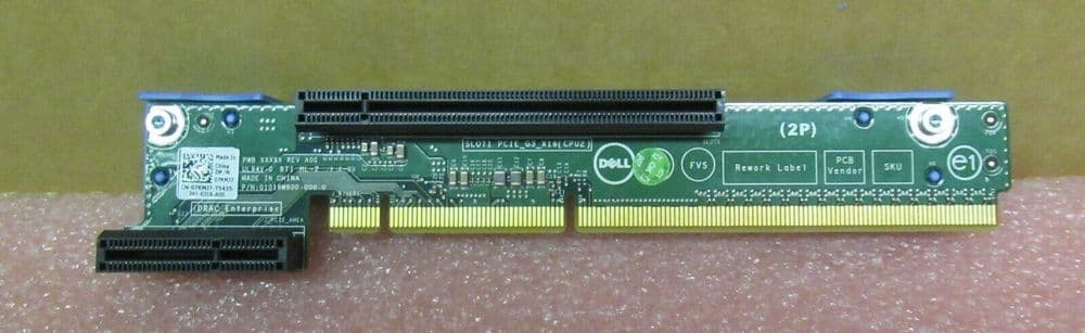 Dell PowerEdge R420 PCIe 2 0 x16 CPU 2 Riser Slot-1 7KMJ7