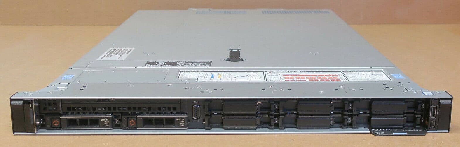 Dell PowerEdge R440 2x 12C Silver 4116 192GB Ram 2x 600GB HDD 8-Bay 1U ...