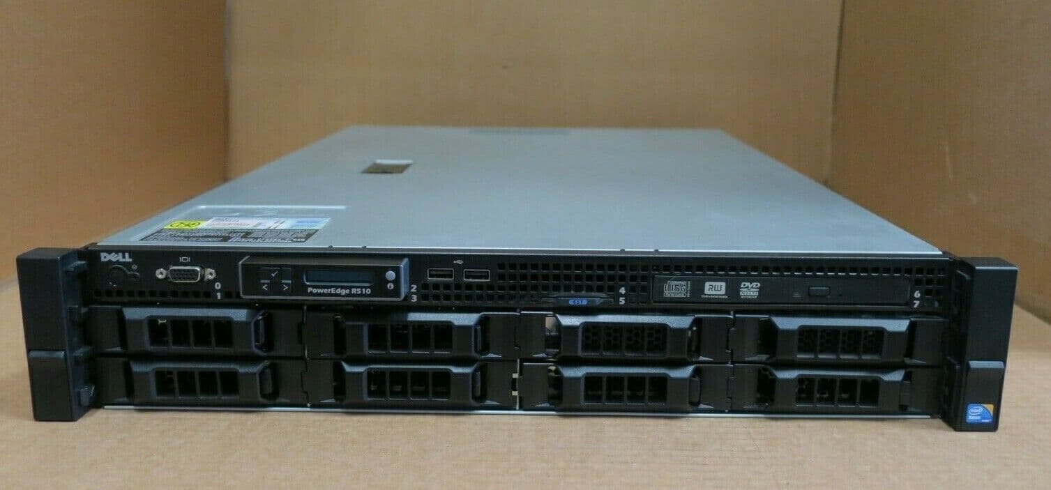Dell PowerEdge R510 2 x Quad Core XEON E5506 8GB RAM 2U 8 x 3 5" Rack ...