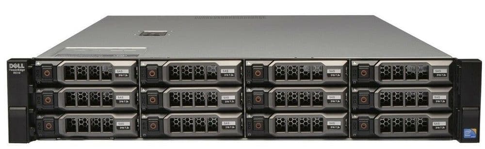 Dell PowerEdge R510 CTO 1U Server 2x 5500/5600 Series CPU 8x DIMM 12x 3 ...
